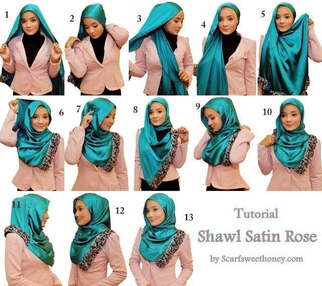 TUTORIAL CARA LILIT SHAWL/TUDUNG PART 2