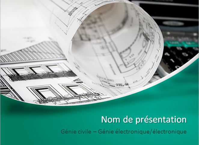 [PPT] Exemple de présentation powerpoint (Genie civil / électronique ...