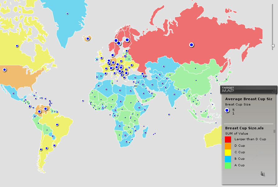 Drink!: Average Breast Cup Size in the World
