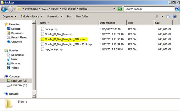 Info Imply@Ravi: Steps for backup and restore informatica power center ...