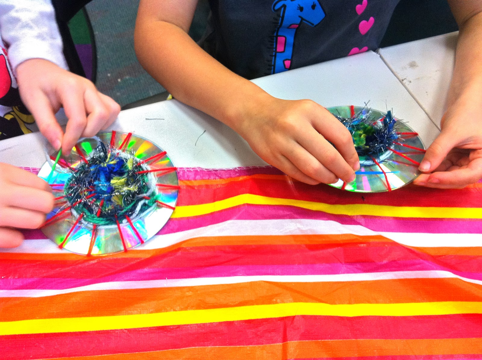 Art Class with Naomi: CD Weaving