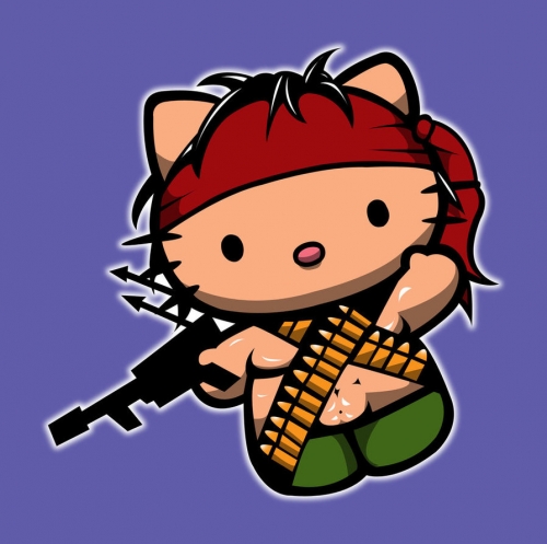 SerSan: Hello Kitty Mashups by Mark Hunter
