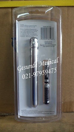Pen Light LED Alumunium GEA (Senter Periksa Bentuk Pulpen) - Toko Medis ...