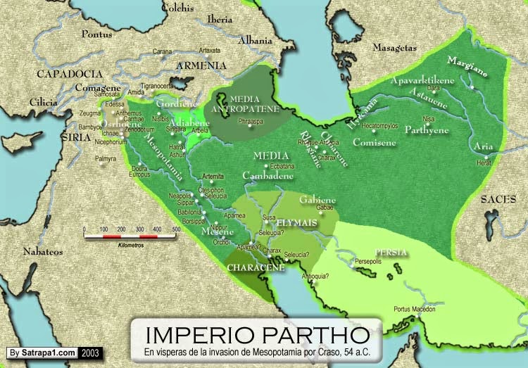 El Antro Oscuro de la Historia: Los Partos y la Batalla de Carras.