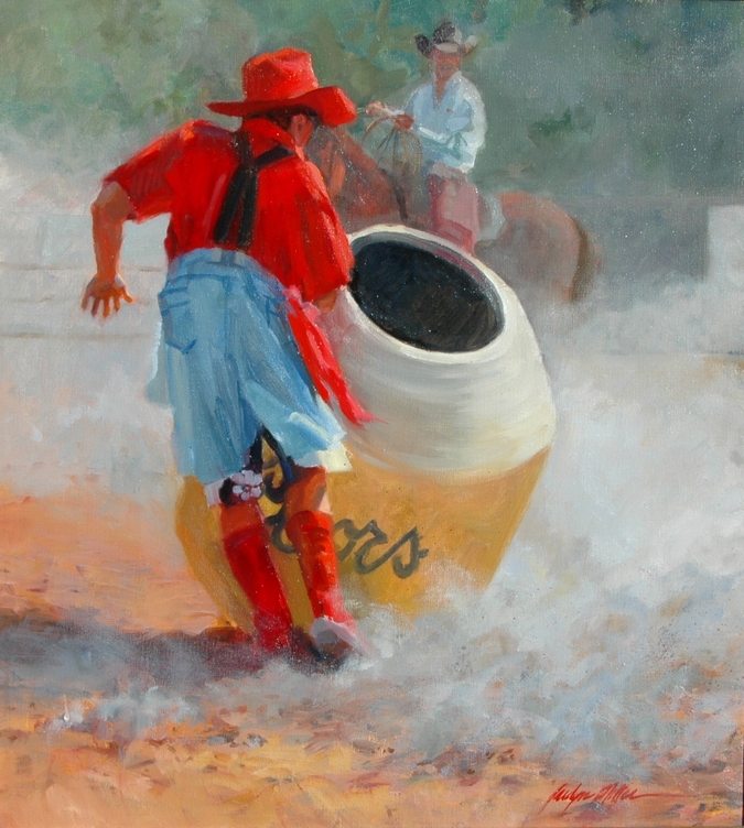 Daily Painters Of Colorado: Rodeo, Cowboy,Fine Art Oil Painting "Rodeo ...