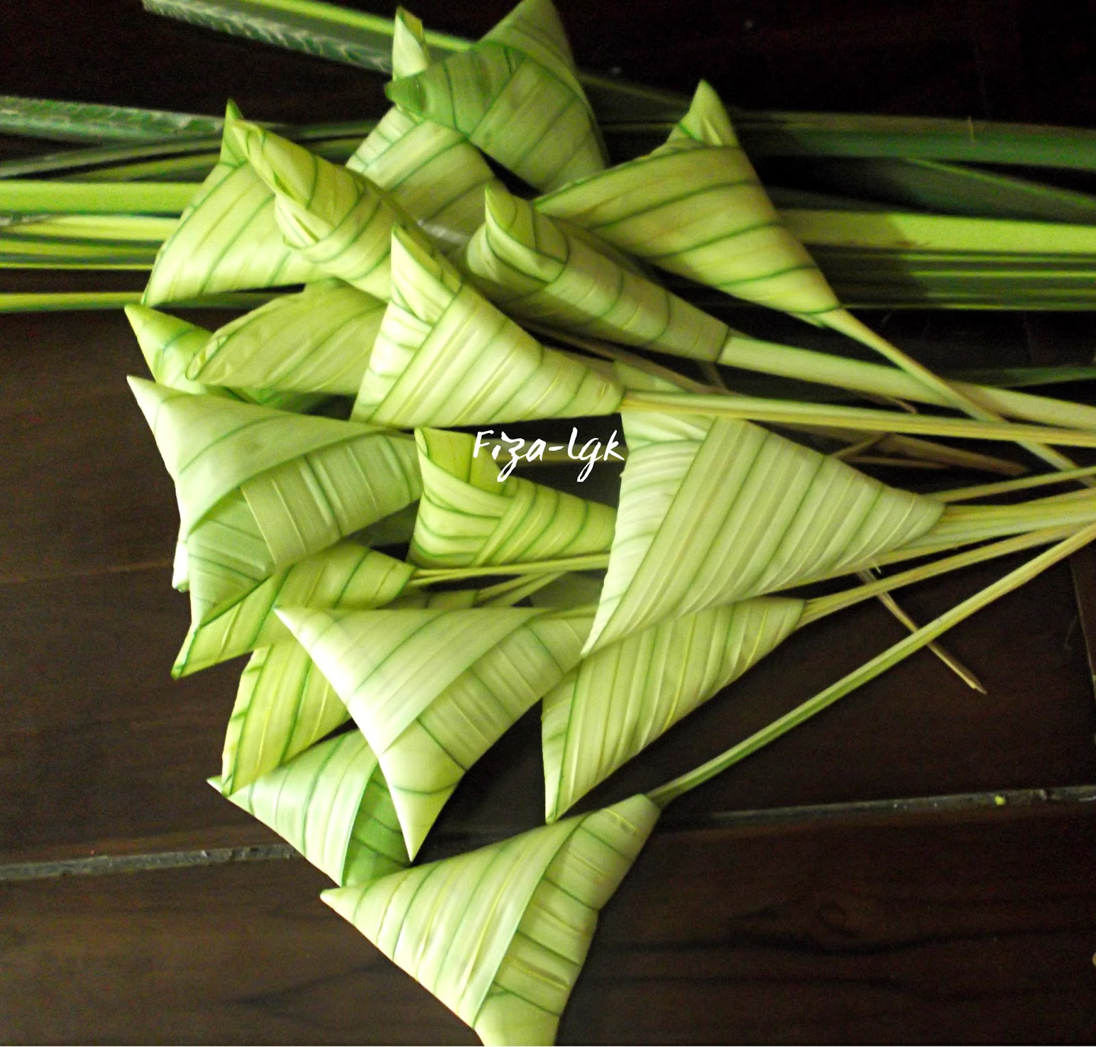 KETUPAT DAUN PALAS DAN RENDANG AYAM | Fiza's Cooking