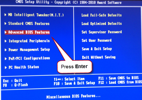 How to Change the Boot Order (Sequence / Priority)
