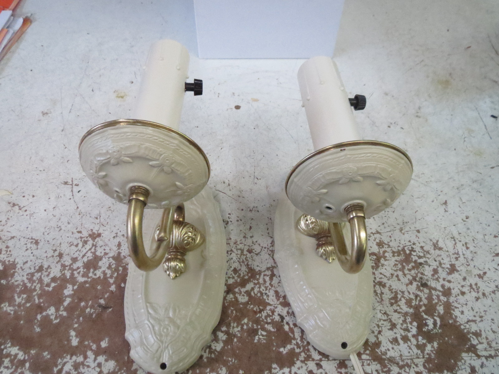 Lamp Parts and Repair | Lamp Doctor: Repaired Antique Wall Sconces Get ...