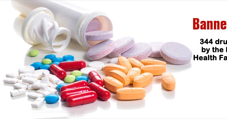 344 drugs banned by the Ministry of Health Family Welfare