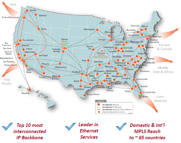 Broadband Traffic Management: tw telecom: 3 Steps Towards Application ...