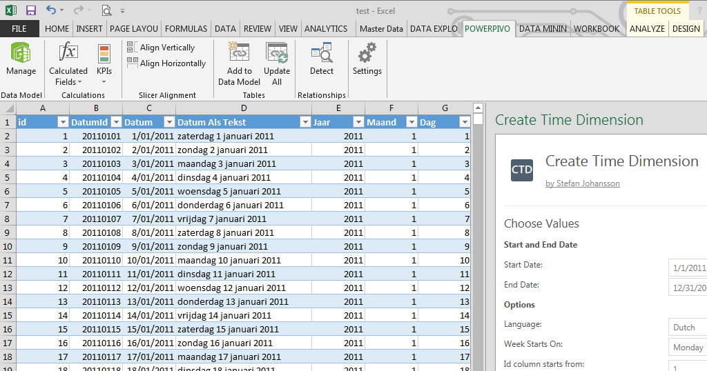 Frederik Vandeputte: PowerPivot Nuggets - Part 20 - Create Time ...