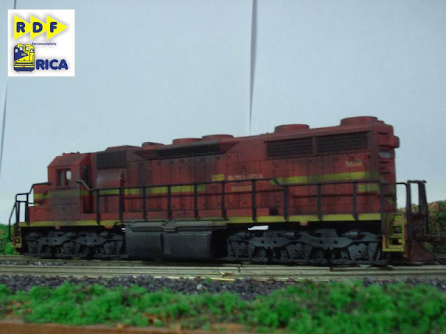 RICA RDF Ferromodelista: EMD SD38M RFFSA / MRS Logística
