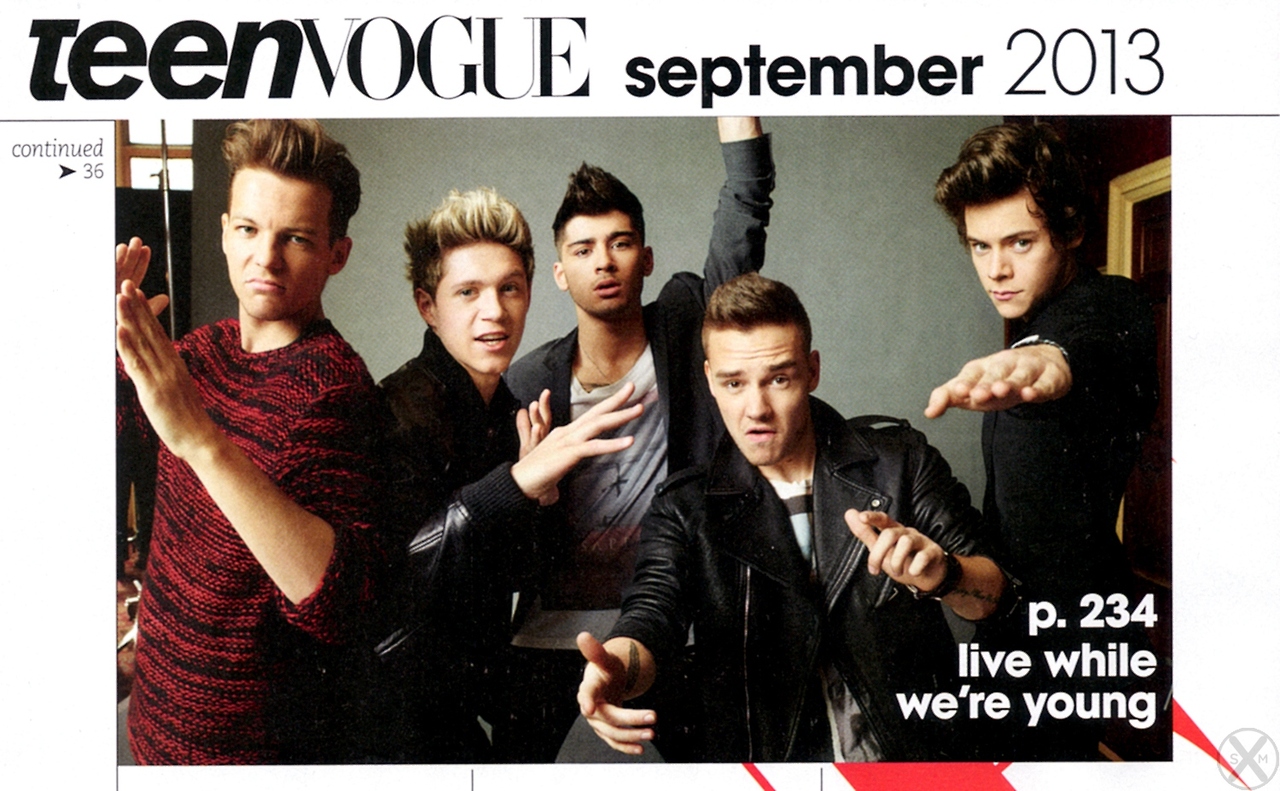 One Direction Photoshoot Teen Vogue