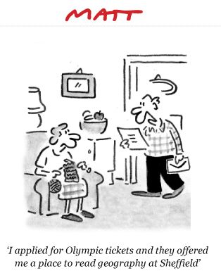 MATT cartoon in yesterday's Telegraph
