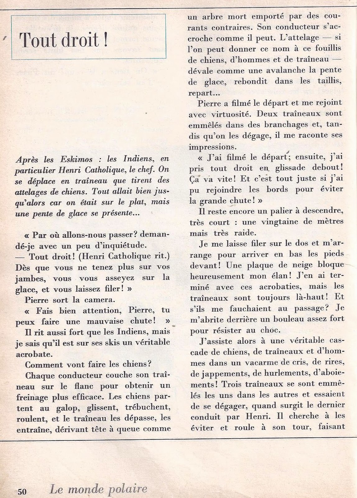 école : références: Lecture CM1 : Le monde polaire (4 textes)