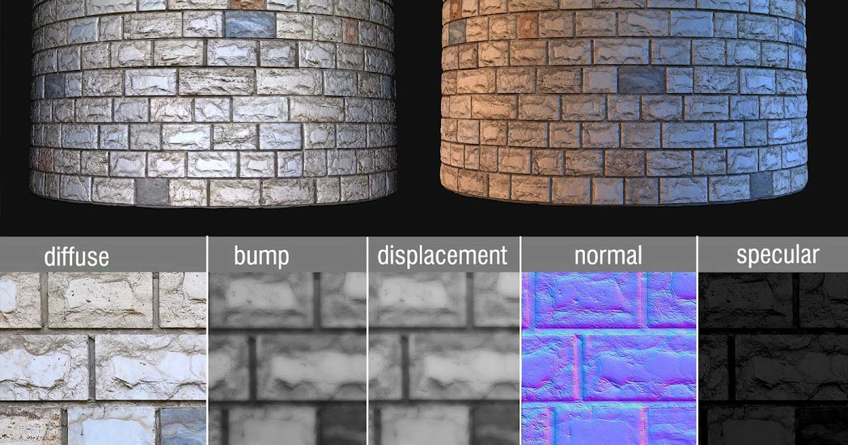 Exterior Stone Cladding Texture Map