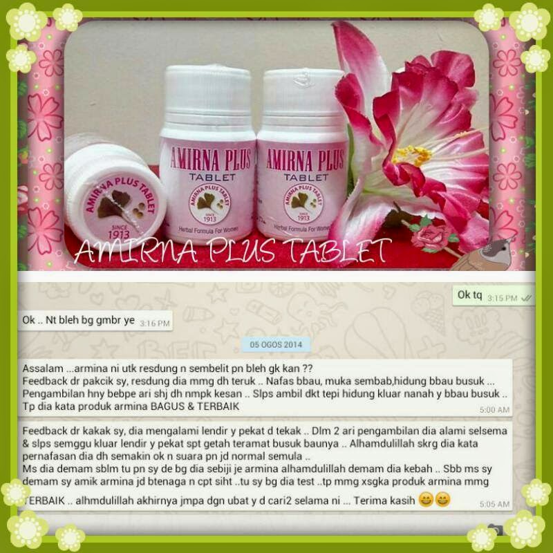 KEDAI JAMU KAK ZAH: JAMU AMIRNA PLUS