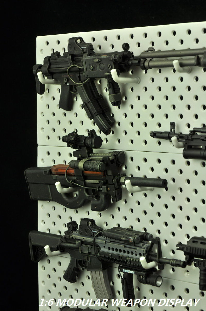 toyhaven: 1:6 Modular Weapon Display PREVIEW