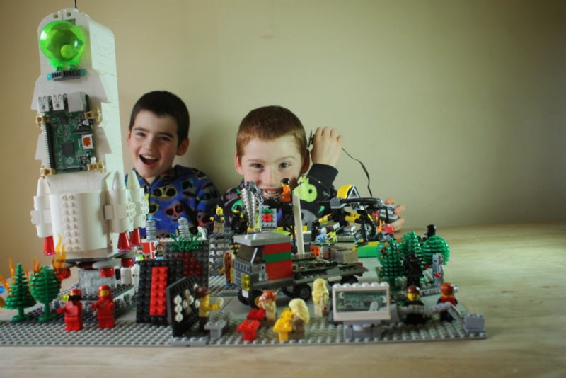 Easily Distracted: The evolution of Raspberry Pi: a Lego scene