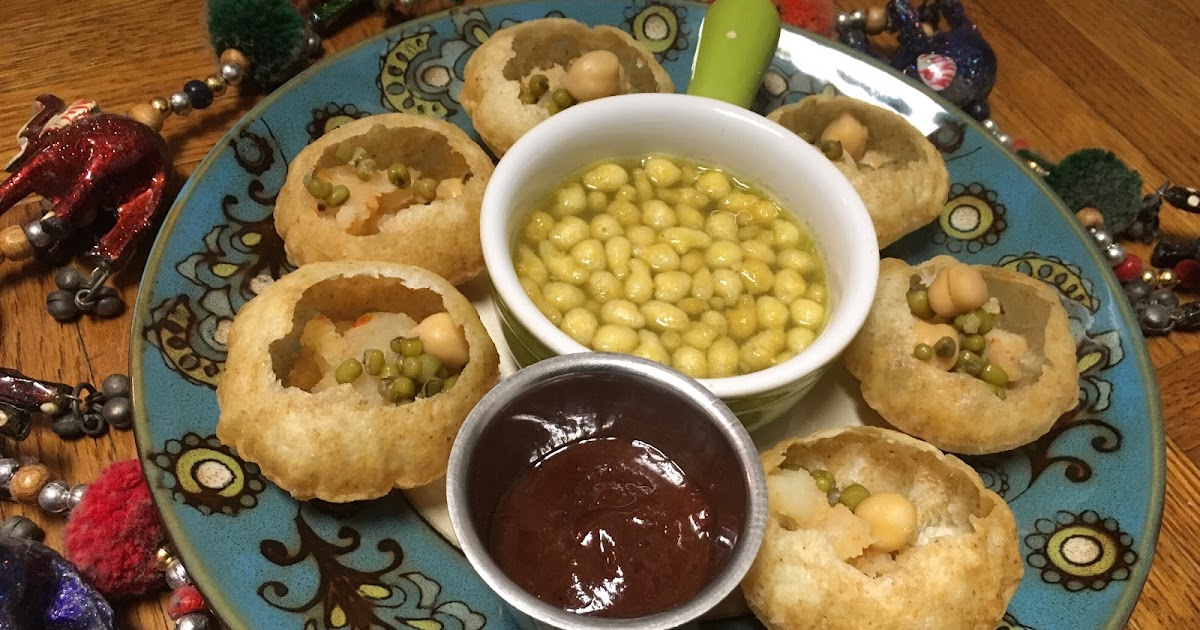 PANI PURI, how to make puris filled with spicy, tangy water ~ Malpats ...