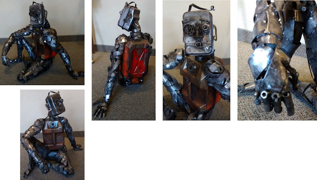Sculptures by Nathan Robles: Robotic Figures
