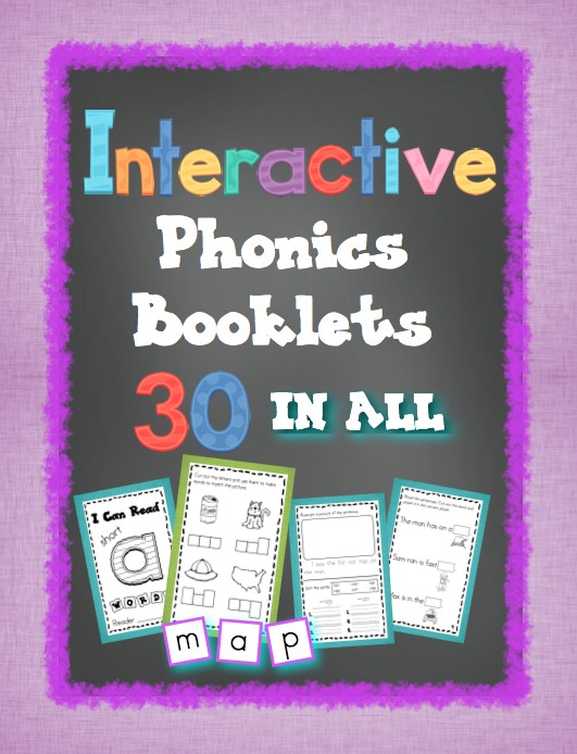 Theimaginationnook: Interactive Phonics Booklets