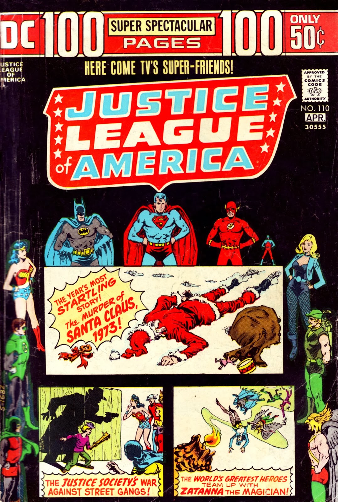 Comic Book Scans: Justice League Of America #110 (Mar-April 1974)