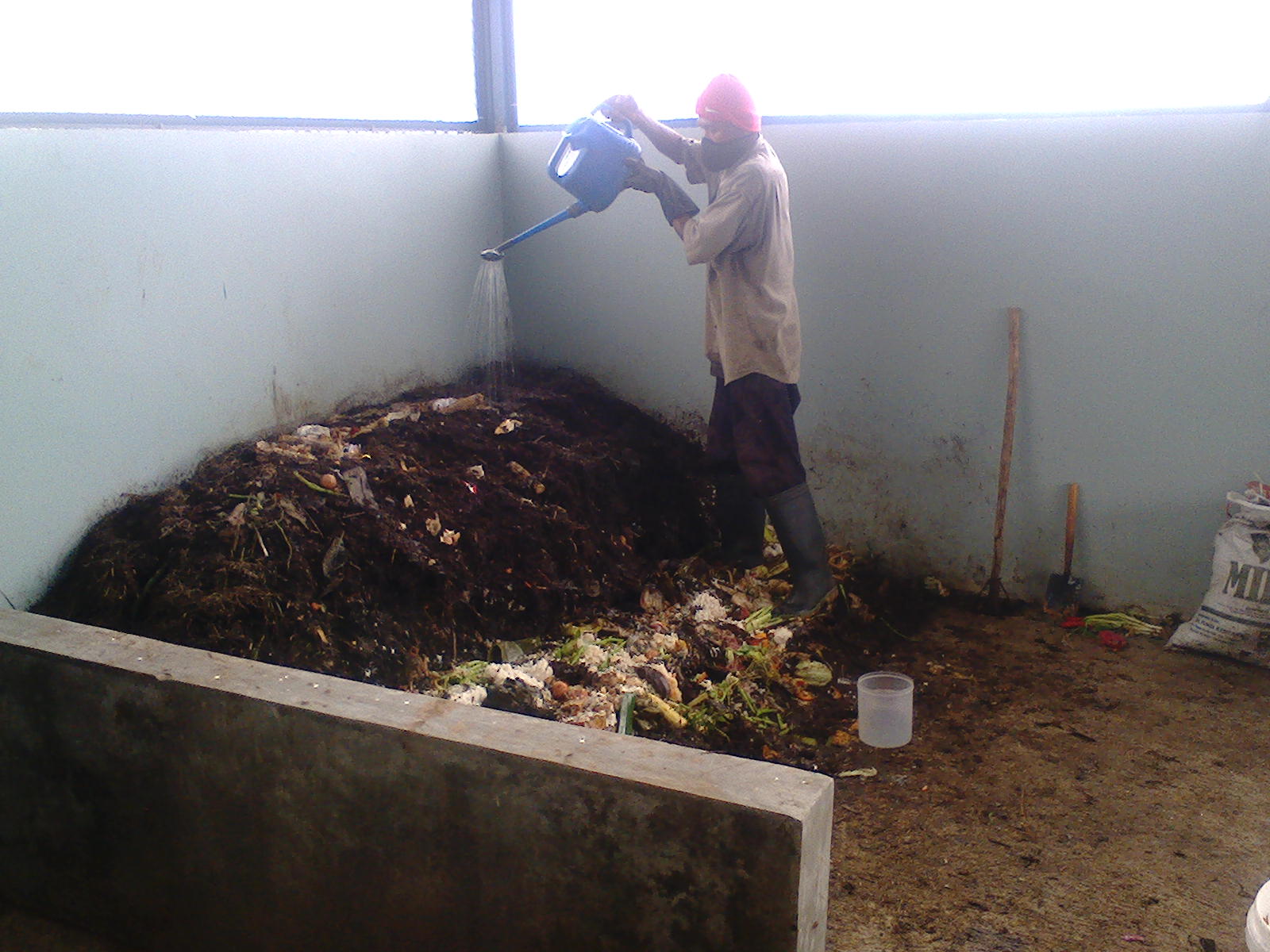 Pengolahan Sampah Organik Dapur Menjadi Pupuk Kompos Di Hanggar Ksm
