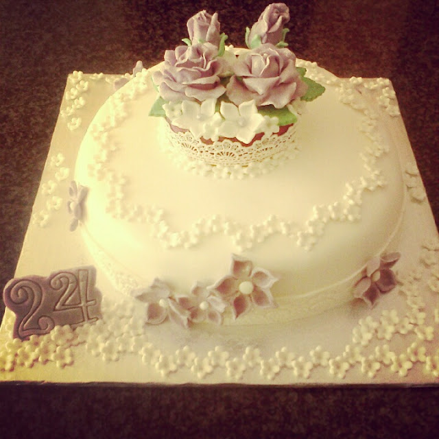 Dreams in Sugar: 24th Birthday Cake