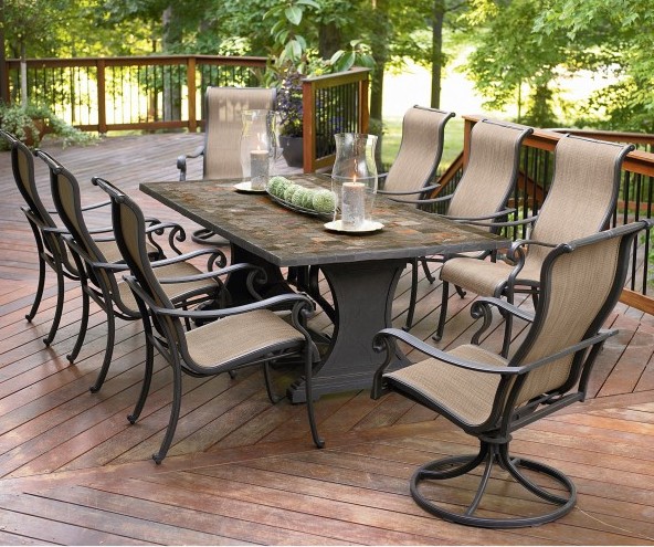 BogofHomeDesign: Menards Patio Table Dining Backyard Creations