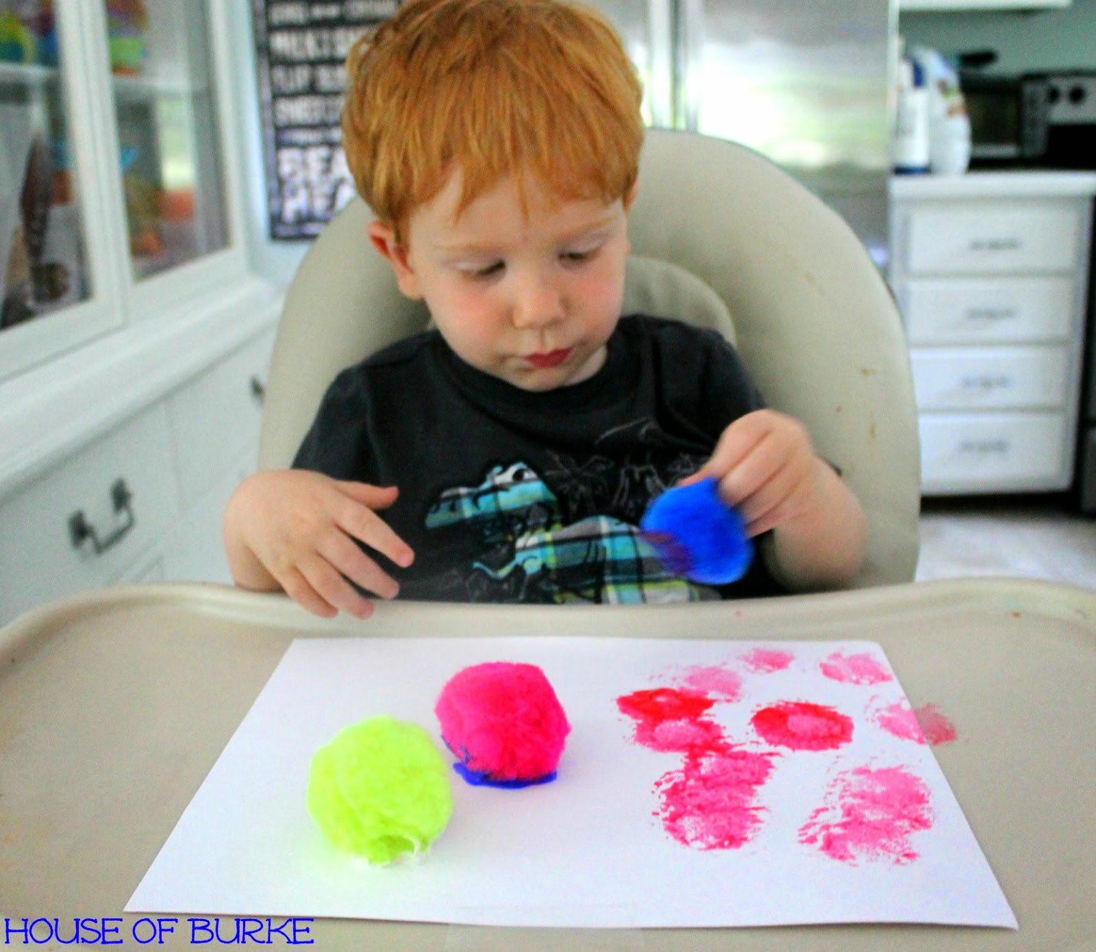 House of Burke: 3 Simple Fine Motor Firework Crafts