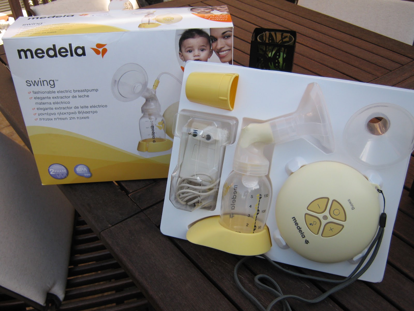 la nube rosa bebe: Saca leche marca "medela"