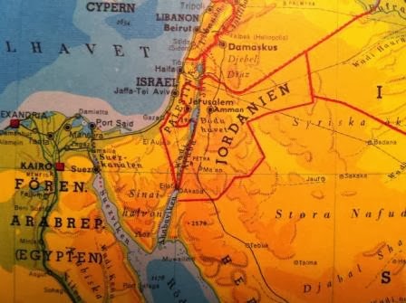 TEXTIL OCH SÅNT: Var ligger Jordanien?