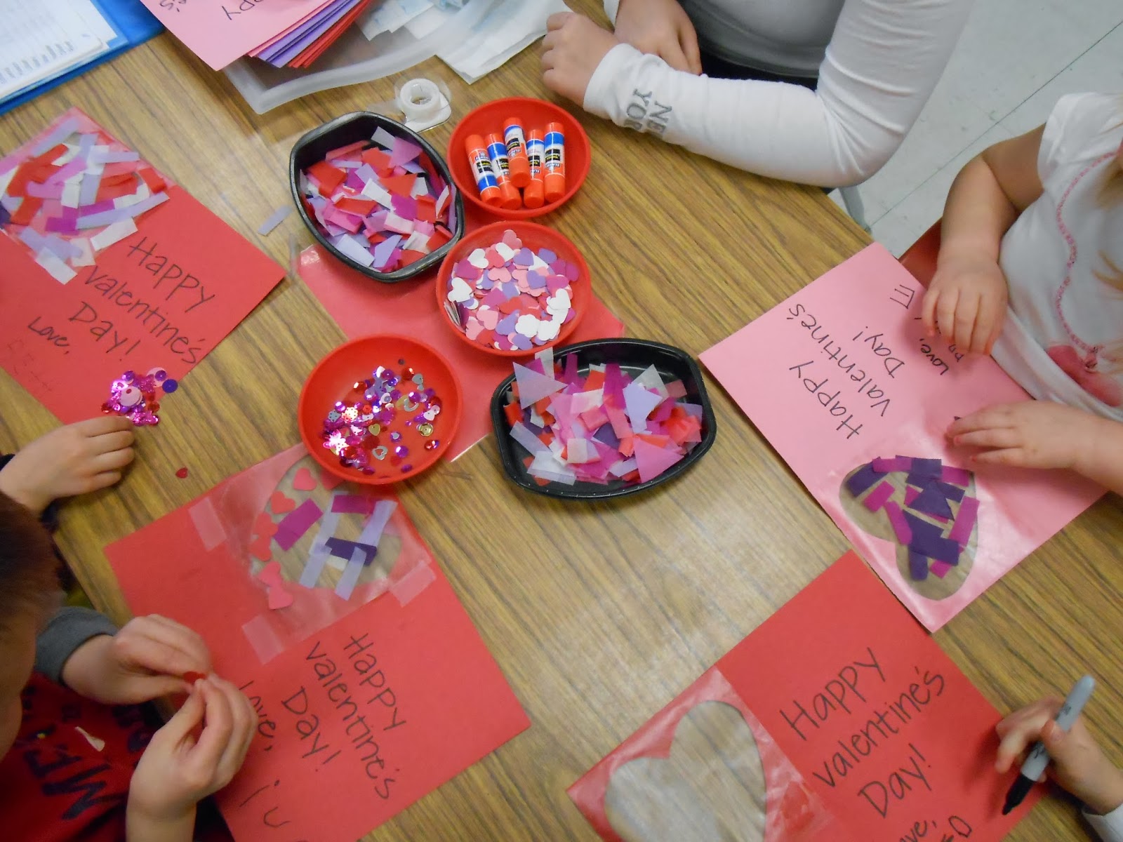 Hesston College Preschool: Card making