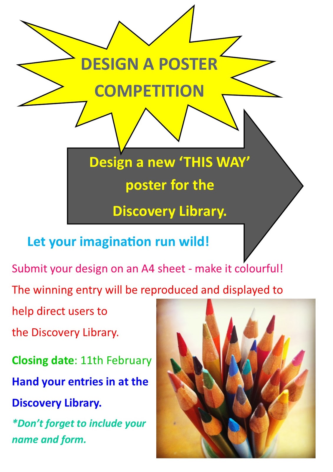 Ravensbourne School libraries : Competition! Design A Poster for the ...