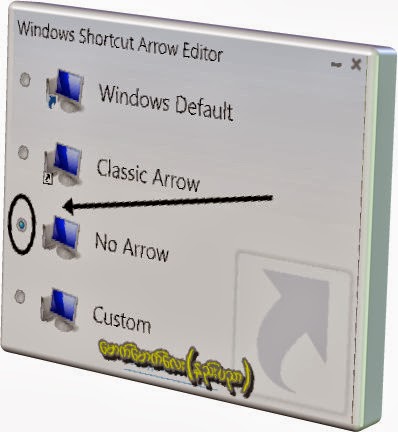 လြင္မင္းဗိုလ္(နည္းပညာ): Desktop Icon Windows Shortcut Arrow Editor ...