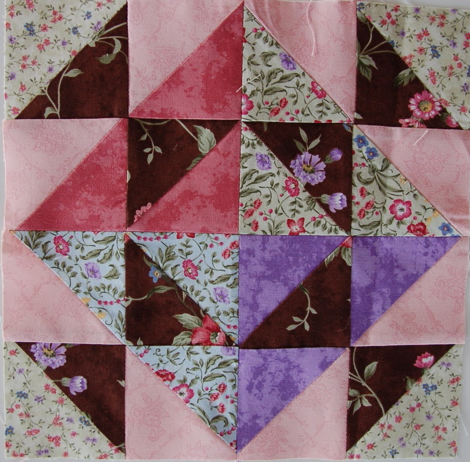 Beehive Quilts: December block for Wildflower Rhapsody BOM