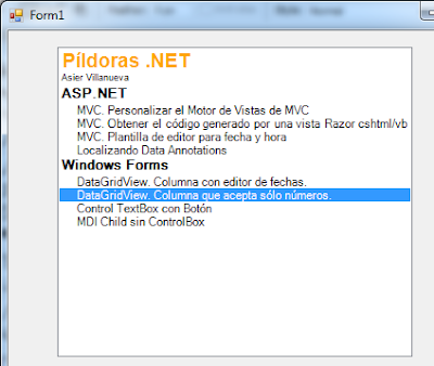 Windows Forms. Personalizar la apariencia de los items de un ListBox ...