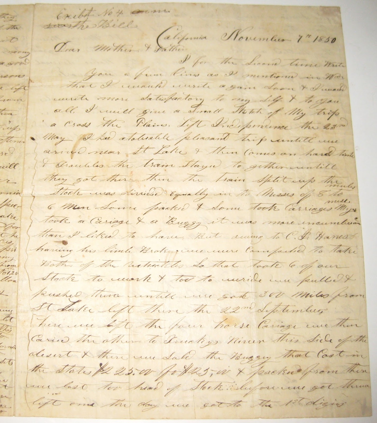 Vicksburg's Treasures (a treasure-hunter's adventures): 1850-51 LETTERS ...