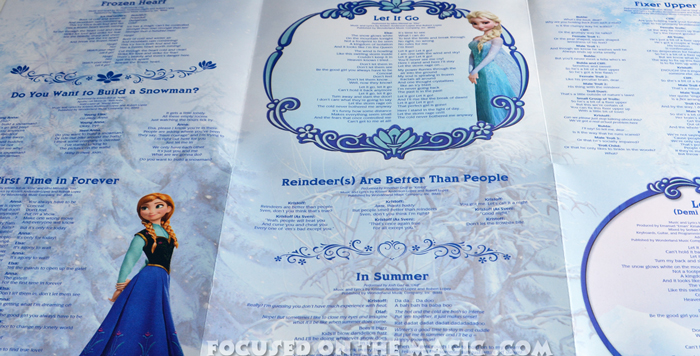 Frozen: The Songs CD {Review} {Giveaway} | Focused on the Magic ...