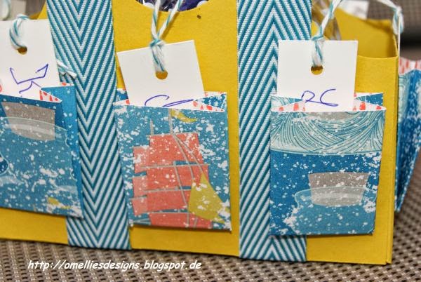 Omellie's Designs: Kleine Tasche zum Abschied für unseren Postboten