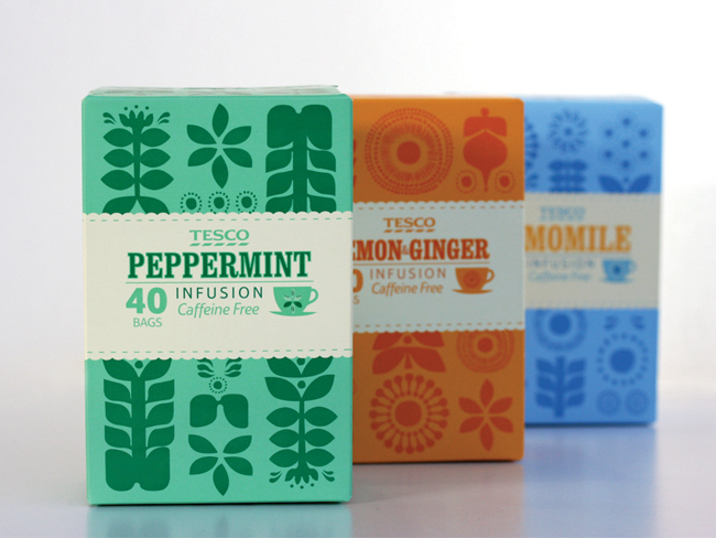 Tesco Herbal Teas on Packaging of the World - Creative Package Design ...
