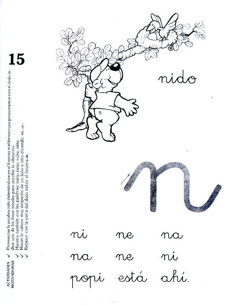 JANGELD: Letra n minúscula.