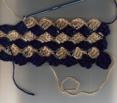 time 2 crochet-n-craft: Diagonal Box Stitch In Color