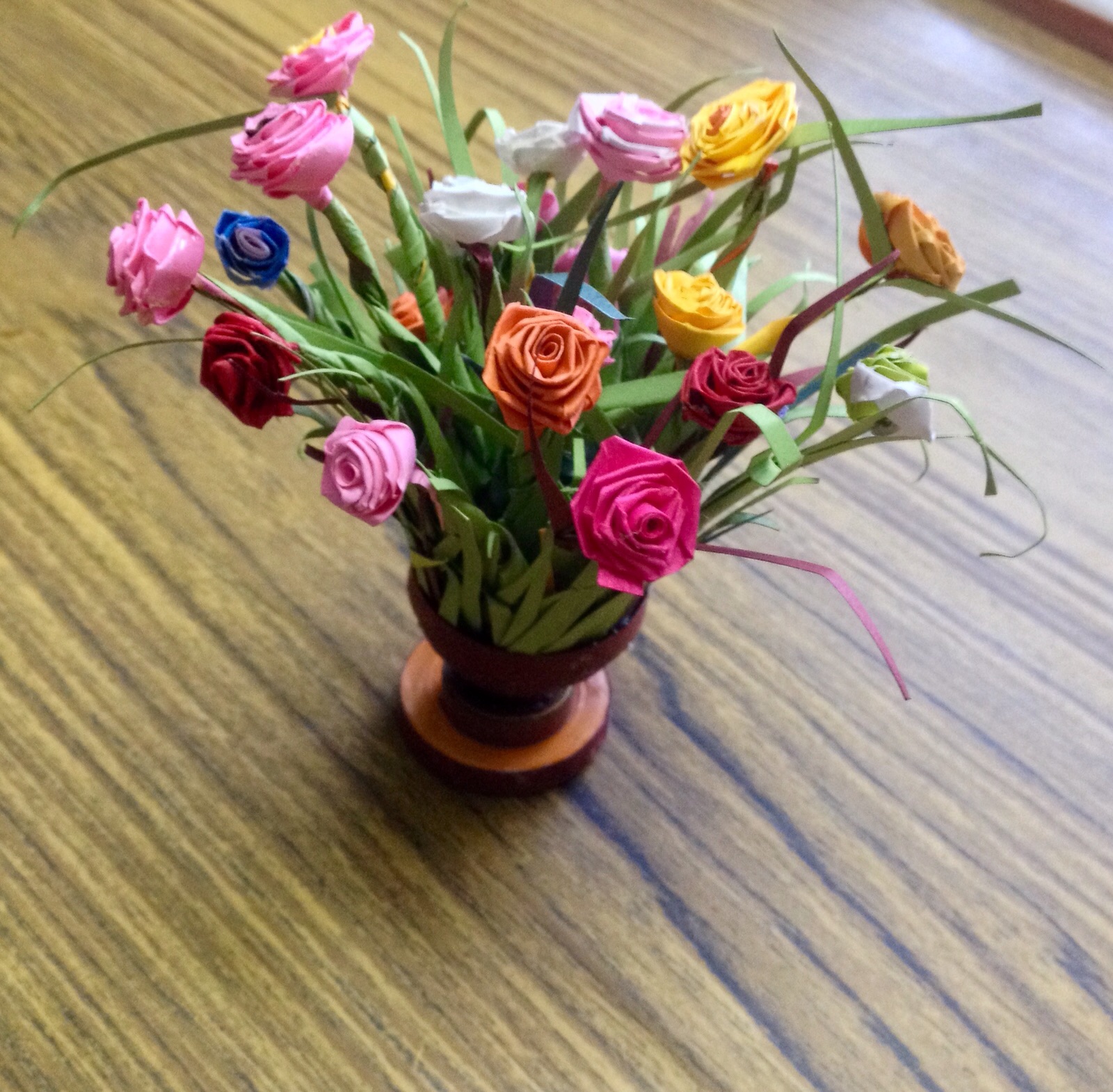 One Stop For Indian Handicrafts: Quilling Flower Pot