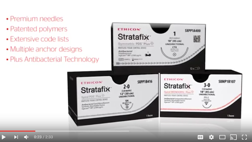 Ob/Gyn Updated : Ethicon STRATAFIX™ Spiral Plus Devices transforms ...