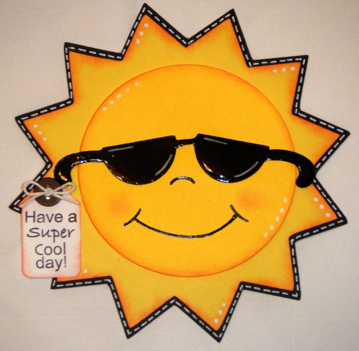 Cards by CG: "Super Cool" Sun Card
