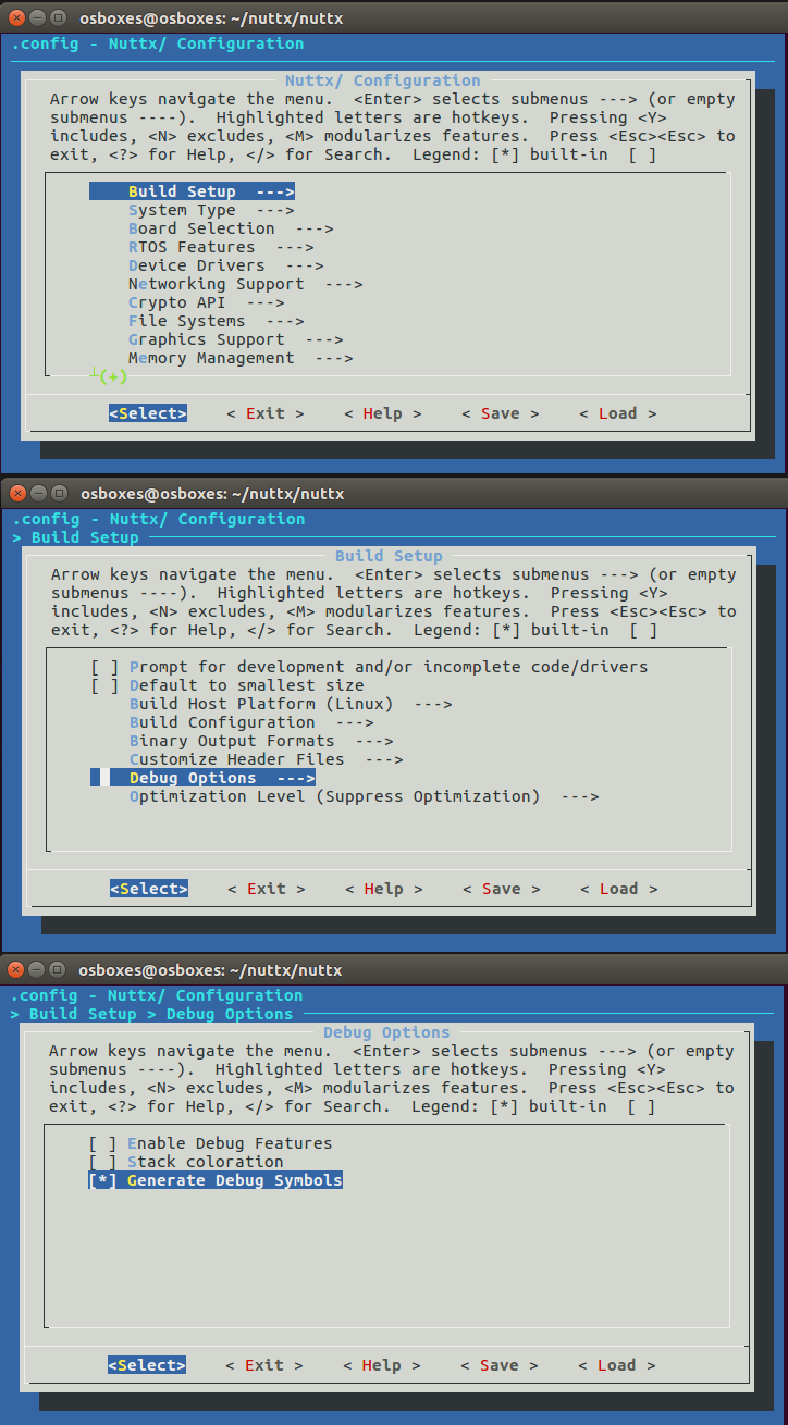 Running Nuttx Rtos On Ek Tm4c123gxl