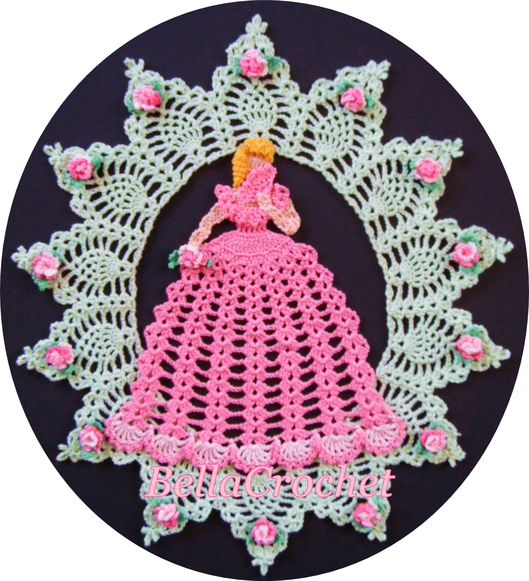 BellaCrochet: Belle In The Rose Garden: A Free Crinoline Lady Crochet ...