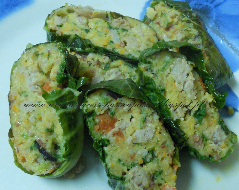 Mãe, posso lanchar? : Trouxa de couve